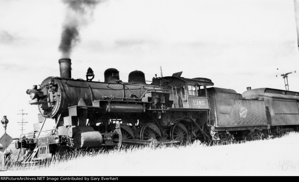 CNW 4-6-0 #1385 - Chicago & North Western